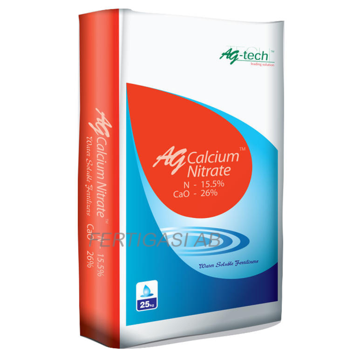 25Kg Calcium Nitrate Agriculture Grade Fertigasi Fertilizer CN ...