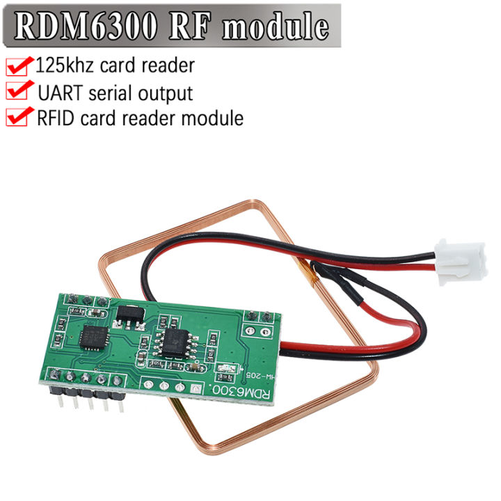UART 125Khz EM4100 RFID Card Key ID Reader Module RDM6300 (RDM630) For Arduino | Lazada PH