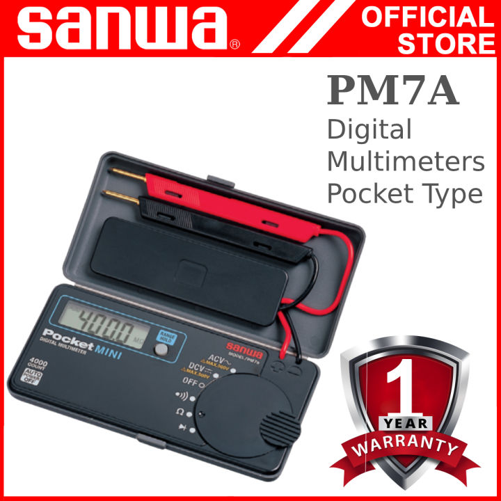 Sanwa PM7A Pocket Type Digital Multimeter | Lazada