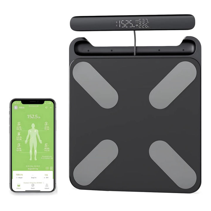 Smart Scale for Body Weight and Fat, 8 Electrode Full Body Scales with ...