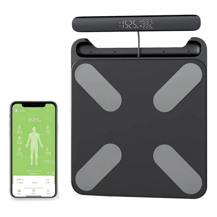 Smart Scale for Body Weight and Fat, 8 Electrode Full Body Scales with ...