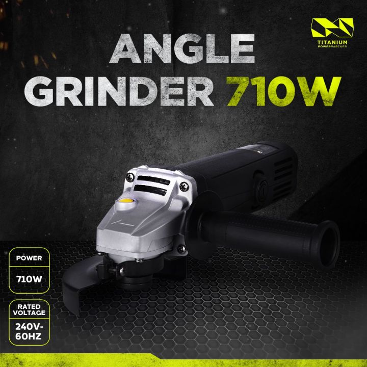 TITANIUM AG710 Angle Grinder 710W | Lazada PH