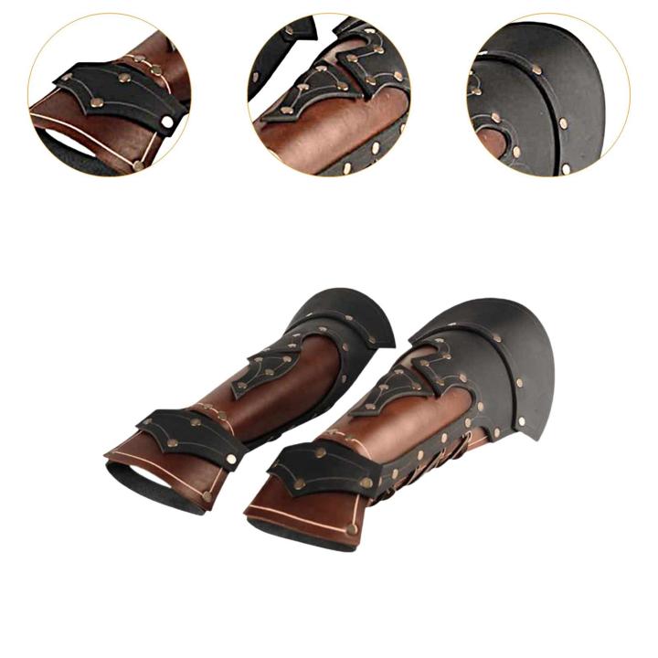 deevoka Medieval Arm Guards Fancy Dress Cosplay Arm Cuffs Medieval ...