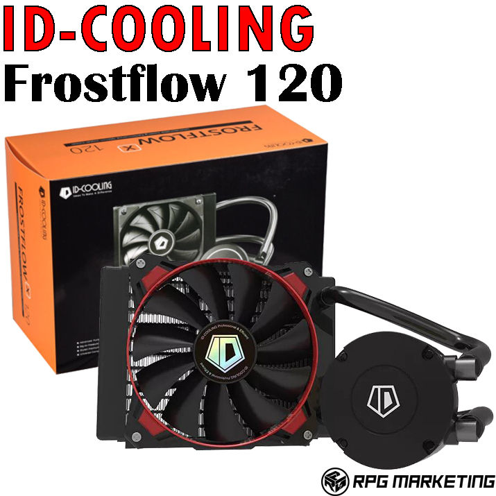 ID-COOLING Frostflow 120 120cm Fan CPU Liquid Cooler for Multi-Platform AMD INTEL | Lazada PH