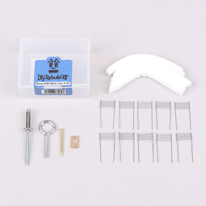 VAPJOY DIY Tool Rebuild Kit for Aegis Boost / Pro Coil Ni80 Mesh Coil ...