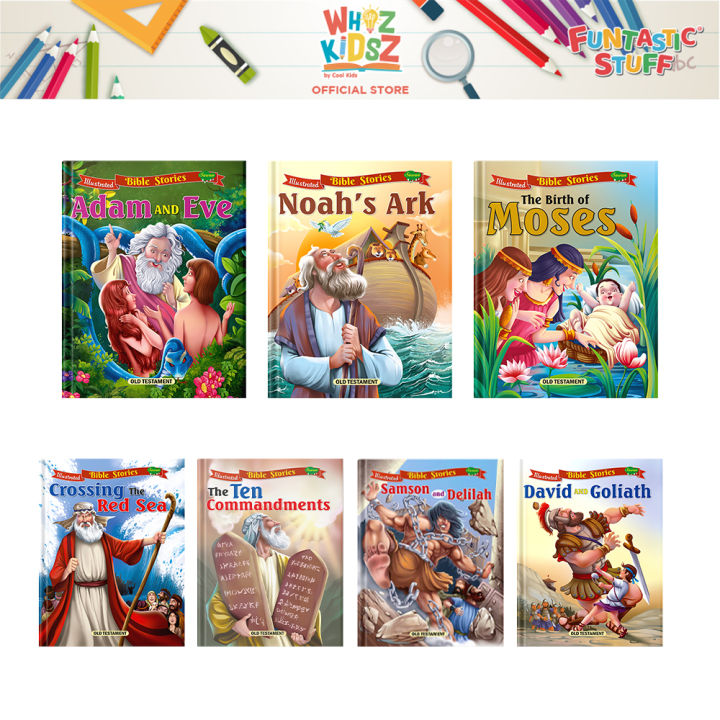 Whiz Kidsz Bible Story Books (Old Testament), Books for Kids | Lazada PH