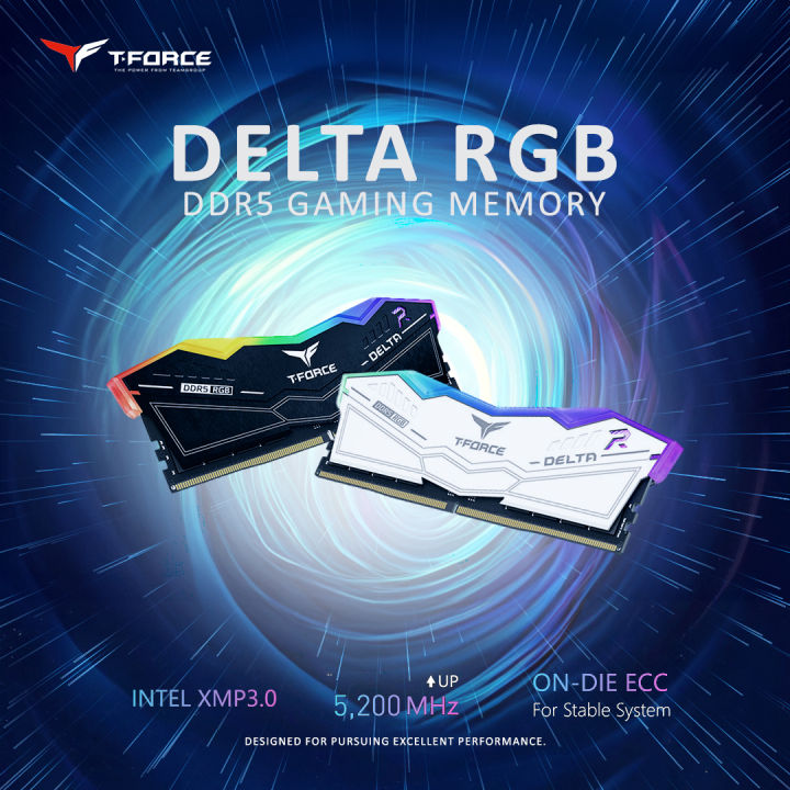 # T-FORCE DELTA RGB [16GB/32GB] DDR5 6000MHz Memory Kit # | Lazada