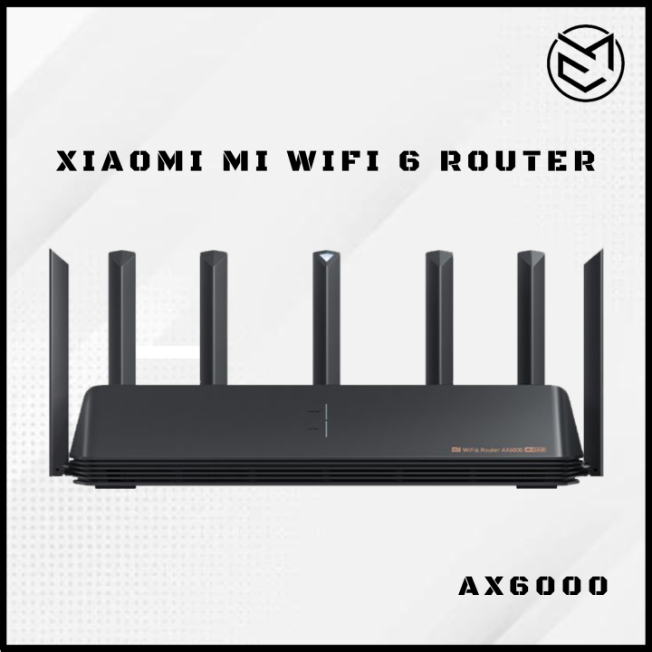 Xiaomi Mi AX6000 WiFi 6 Router Qualcomm 5G Wi-Fi 6 with 6 Antenna ...
