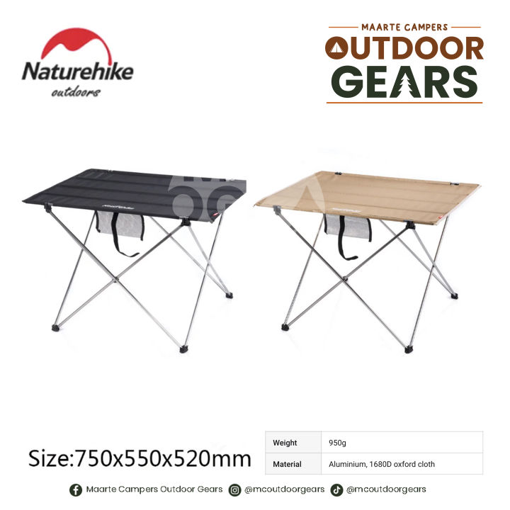 NATUREHIKE Outdoor Lightweight Folding Table || Large | Lazada PH