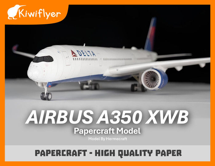 DIY Papercraft - Pesawat Airbus A350 XWB - berbagai livery | Lazada ...