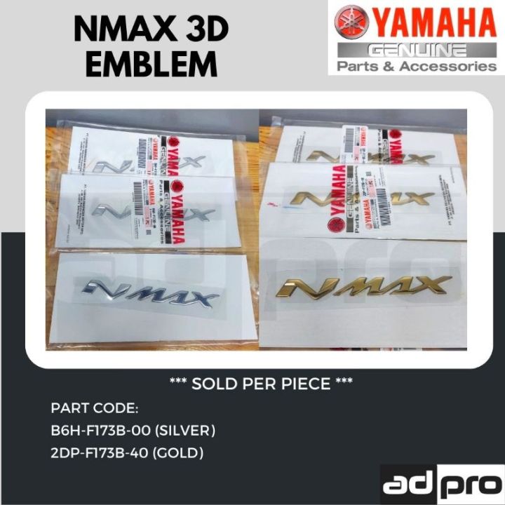 NMAX 3D EMBLEM (YAMAHA GENUINE) ***SOLD PER PIECE*** | Lazada PH