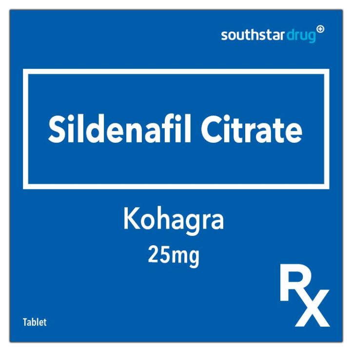 Rx: Kohagra 25mg Tablet | Lazada PH