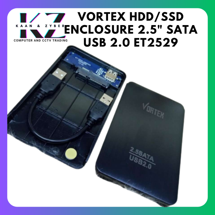 Vortex HDD/SSD Enclosure 2.5" Sata USB 2.0 ET2529 | Lazada PH