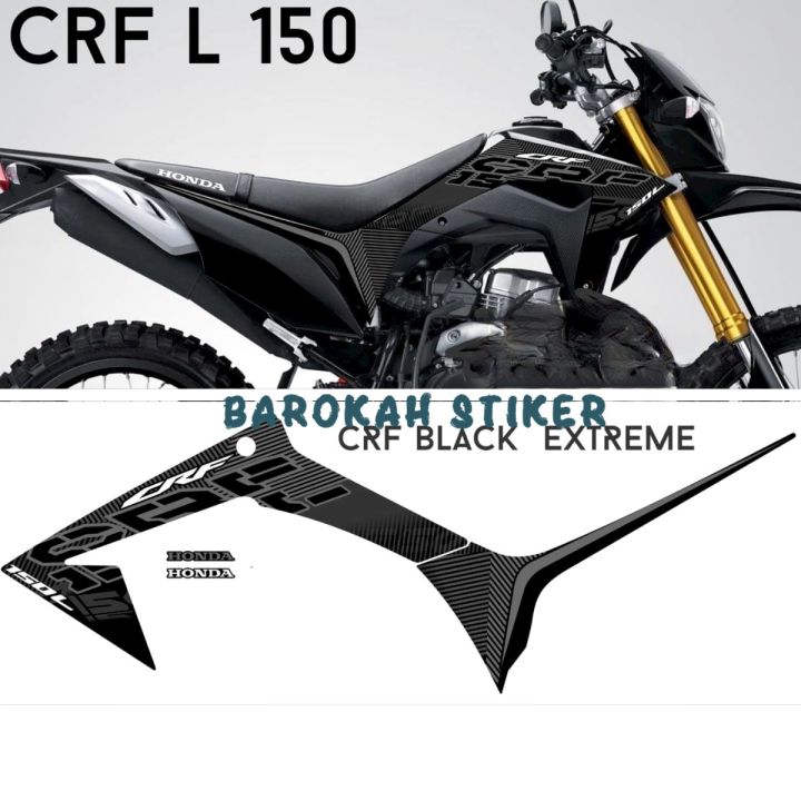 Striping Stiker Polet list motor honda CRF 150L 2019 2020 2021 2022 ...