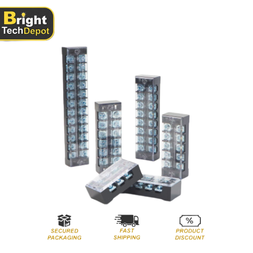 Bright Tech Depot - Terminal Block Connector 3,4,5,6,8,10,12 Pin Iron ...