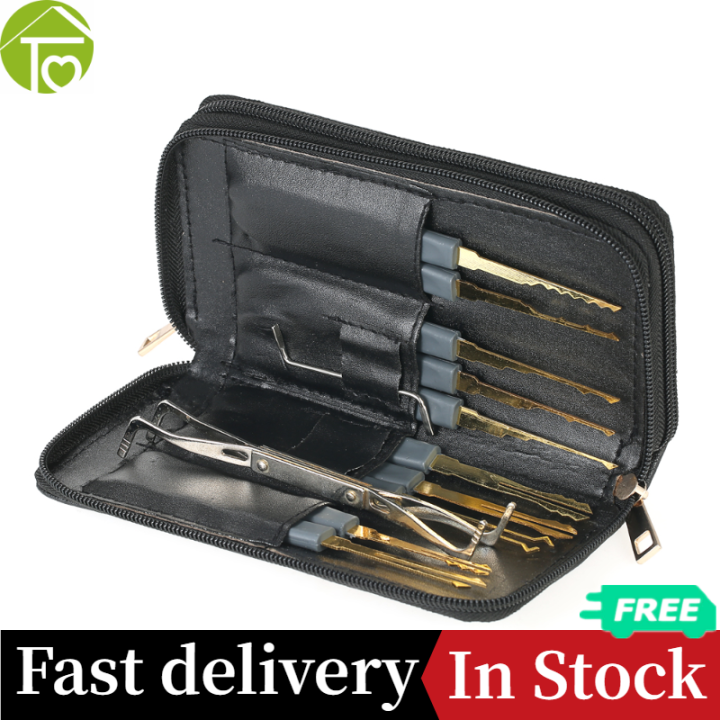 24pcs Professional Unlocking Lock Picking Tools Set Practice Lockset ...