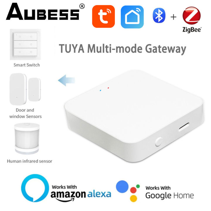 TUYA Multi-mode Gateway WiFi+Bluetooth-compatible+Zigbee Multi-protocol Communication Gateway ...
