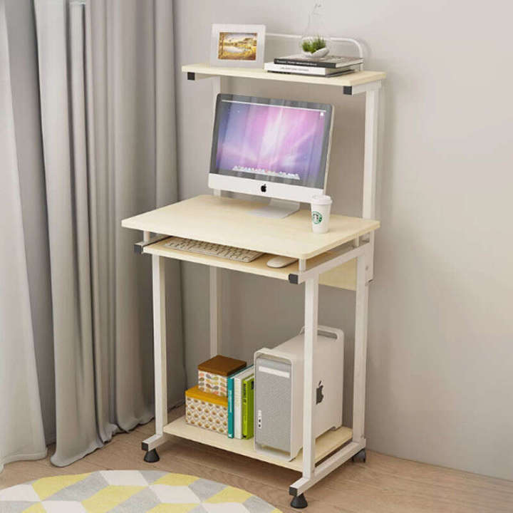 Computer Desk Economy Desktop Computer Desk Multi-functional Bookshelf ...