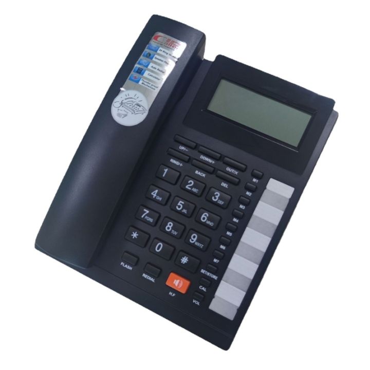 Corded Telephone with Speaker Display Landline Phone Big Button ...