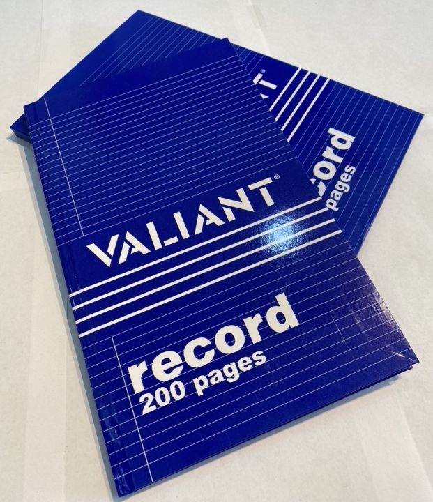 Valiant Record Book / Log Book 150, 200 pages | Lazada PH