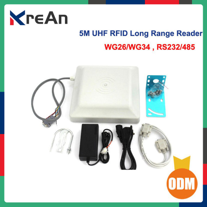 Long range uhf rfid reader for vehicleparking application 5 meters read ...