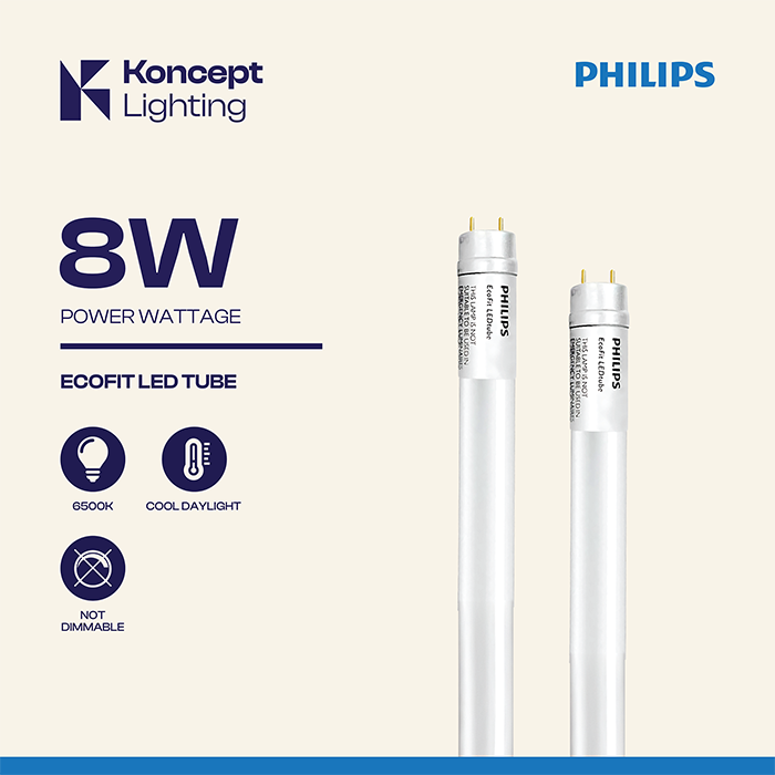 Philips Ecofit LED T8 Tube Light | Lazada PH