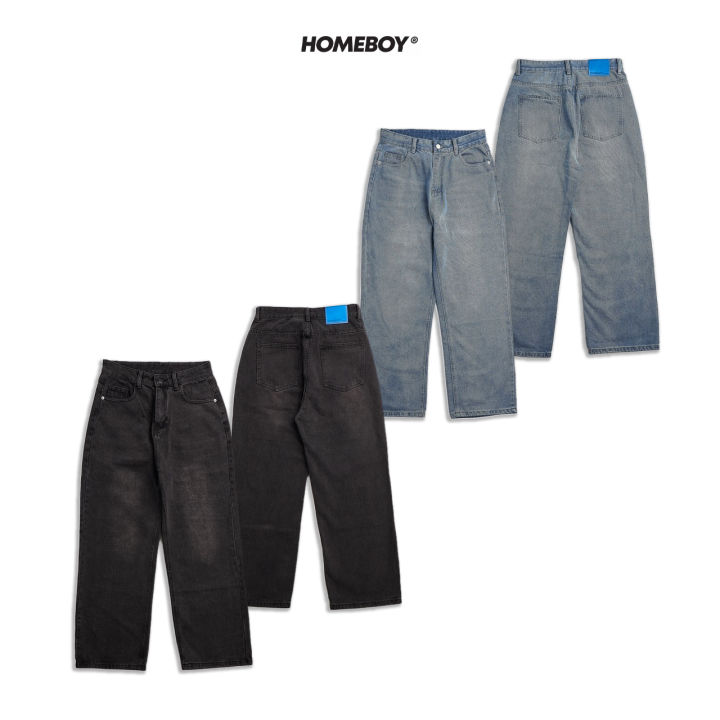 HOMEBOY กางเกงยีนส์ กางเกงยีนส์รุ่นใหม่ผ้า DENIM 16 OZ HB.DAPPER.JEANS ...
