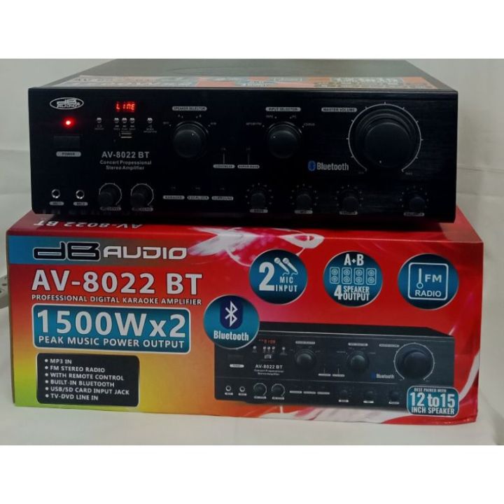DB Audio Amplifier (AV-8022BT) | Lazada PH