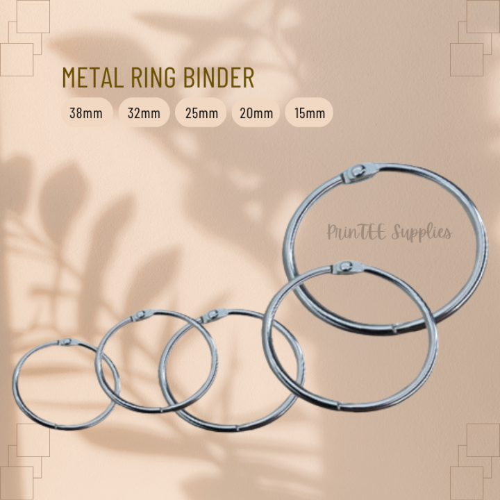PrinTEE - (38mm 32mm 25mm 20mm 15mm) Metal Ring Binder | Lazada PH
