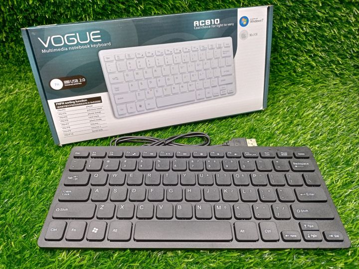 AC810 Multimedia Mini Keyboard Universal Wired USB Acer Keyboard Multi ...