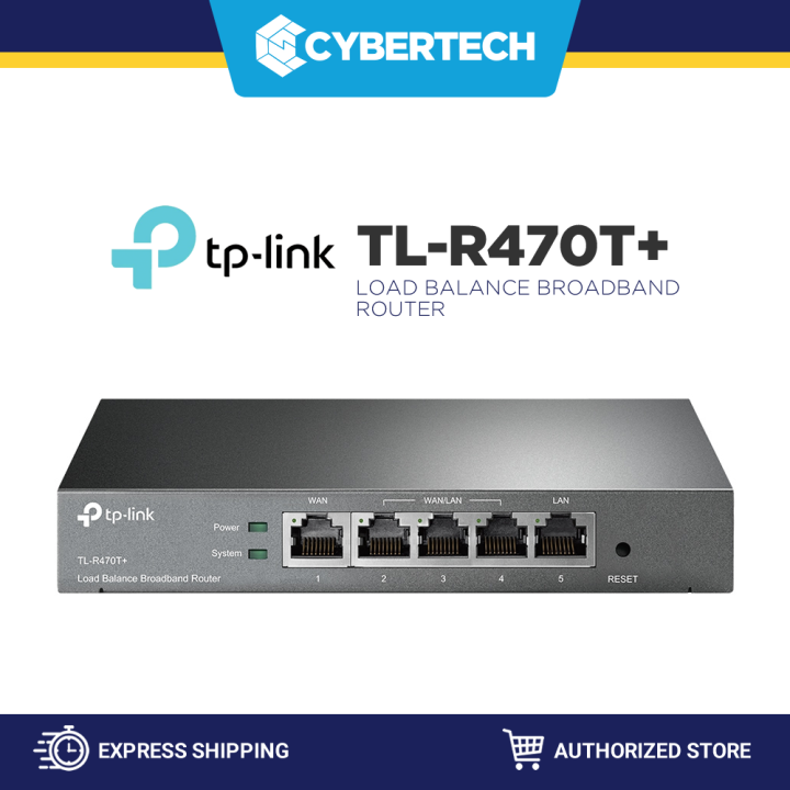 Cybertech TP-Link TL-R470T+ Load Balance Broadband Router | Lazada PH