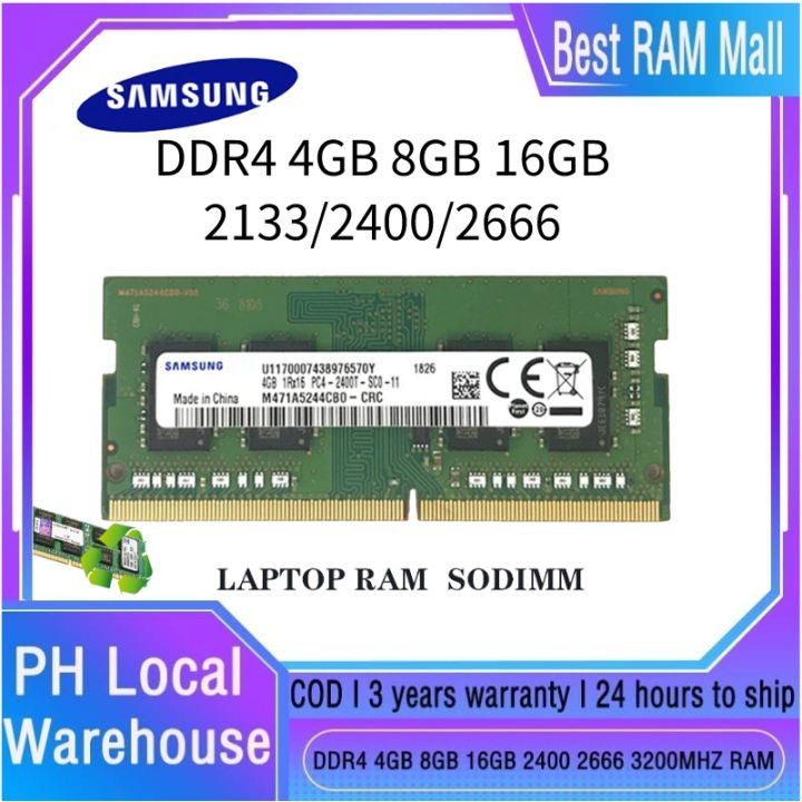 【Free shipping】Samsung DDR4 memory 4GB 8GB 16GB RAM 2133/2400/2666 ...