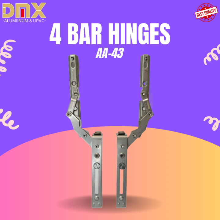 DMX 4-BAR HINGES FOR AWNING AND CASEMENT WINDOW AA-43 | Lazada PH