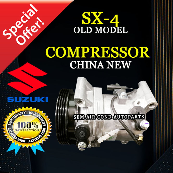 SUZUKI SX4 OLD MODEL CHINA NEW COMPRESSOR/ KOMPRESOR (CAR AIRCOND ...