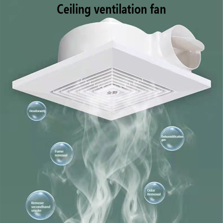 Ventilation Fan 24/33.5 CM Ceiling Exhaust Fan Silent Large Suction ...
