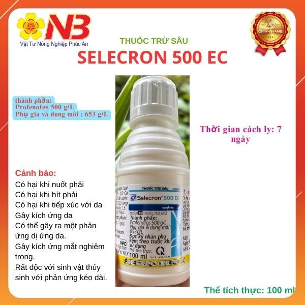 Selecron 500EC 100ml- syngenta - Thuốc trừ rầy, bọ trĩ hoạt chất ...