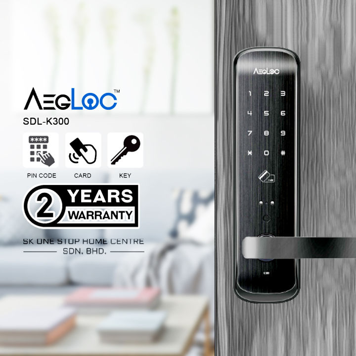 AEGLOC Smart Digital Lever Door Lock SDL-K300 | Lazada