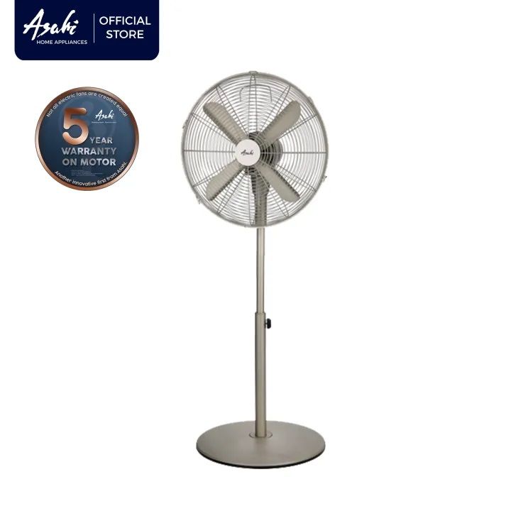 Asahi Stand Fan XF-6078 | Retro Stand Fan 16in Metal Blade | Lazada PH