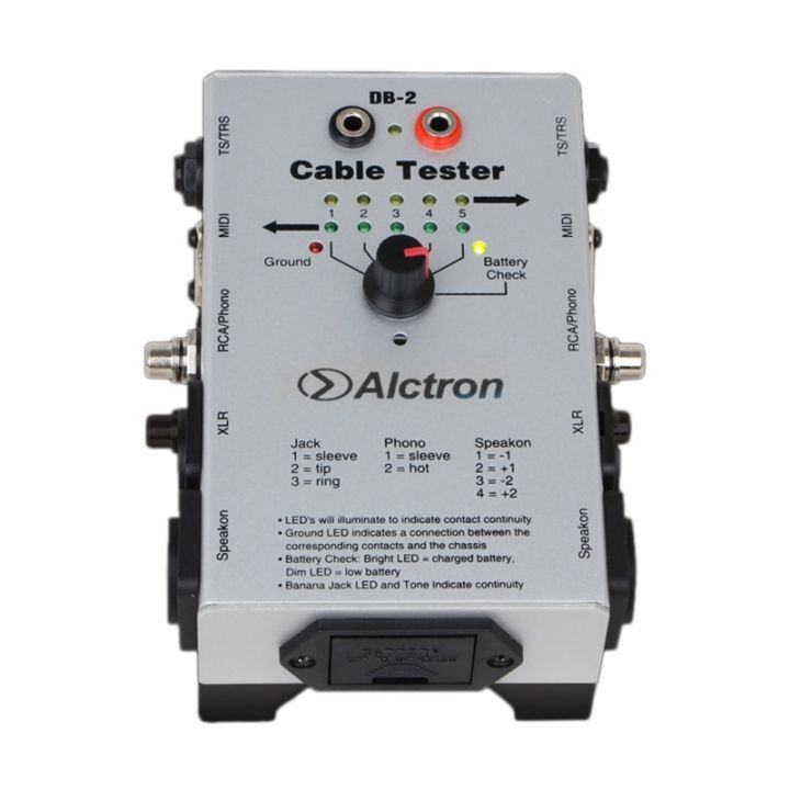 Alctron DB-2 Line Tester o Cable Signal Test Instrument o Engineering ...