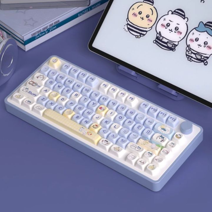 【Keycap Only】Hot Chiikawa Keycap Cute cartoon girl 140 Keys MOT Profile ...