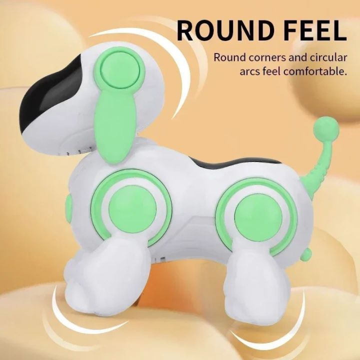 Robot Dog Electronic Puppy Pet Walk Intelligent With LED Electric ...