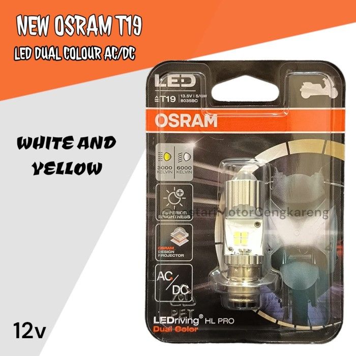 OSRAM LED T19 PRO LASER 2 WARNA SOKET H6 BEBEK DAN MATIC | Lazada Indonesia
