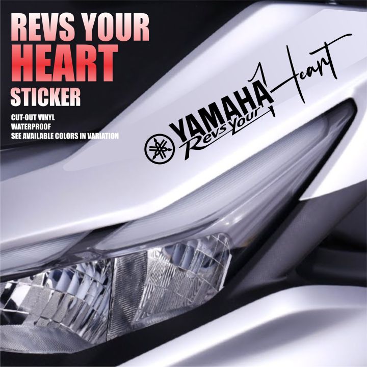 Yamaha REVS YOUR HEART Cut Out Sticker - Waterproof Vinyl Decal for ...