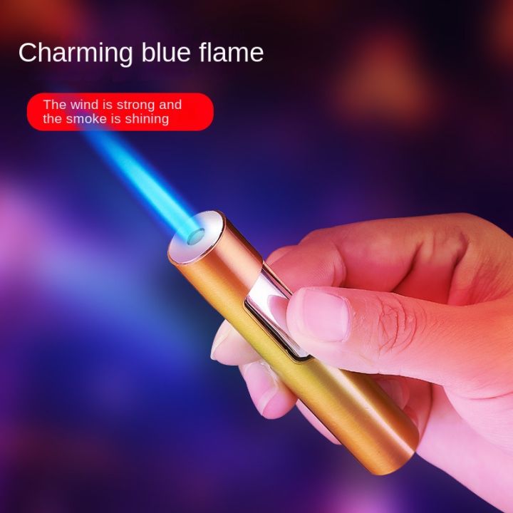 🇵🇭New Pen Type Tet Torch Turbo Lighter Butane Gas Lighter Windproof ...
