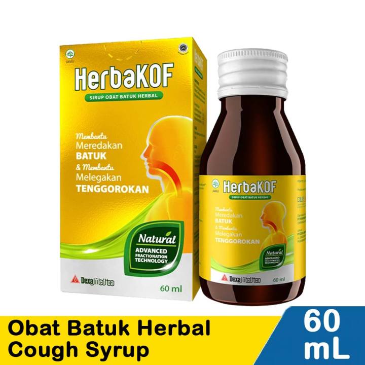 HerbaKOF Sirup Obat Batuk Herbal Rasa Mint 60 ml | Lazada Indonesia