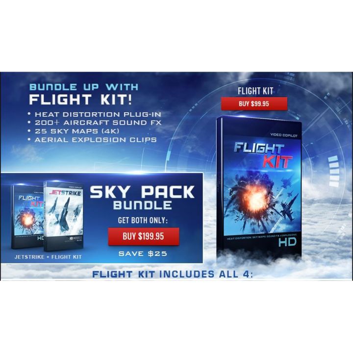 Video Copilot – Element 3D 2.2.2 + Jet Strike Sky Pack Bundle[download] | Lazada