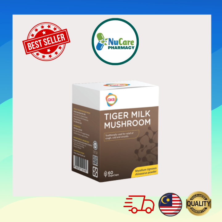 GKB TIGER MILK MUSHROOM CAPSULES 60S BOX | Lazada