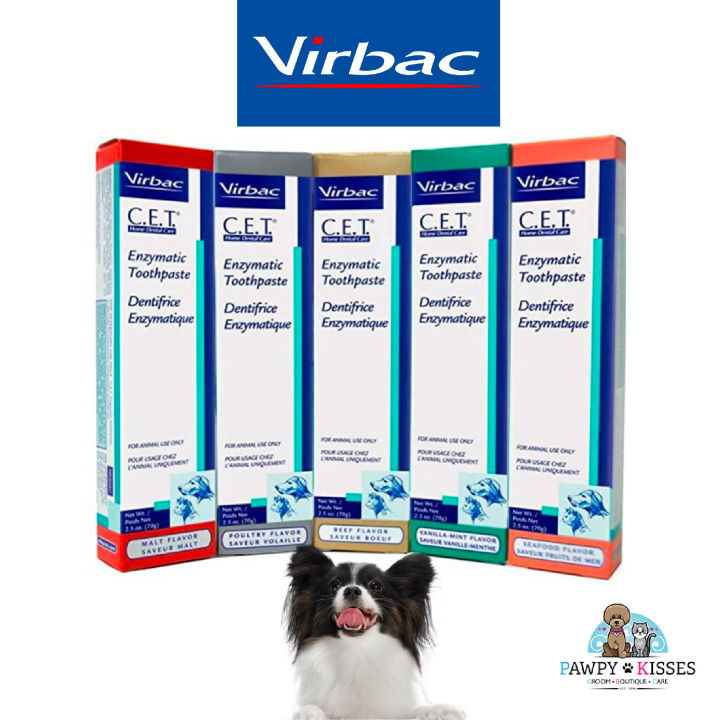 Virbac Enzymatic Toothpaste for Dogs & Cats 70g | Pawpy Kisses | Lazada ...