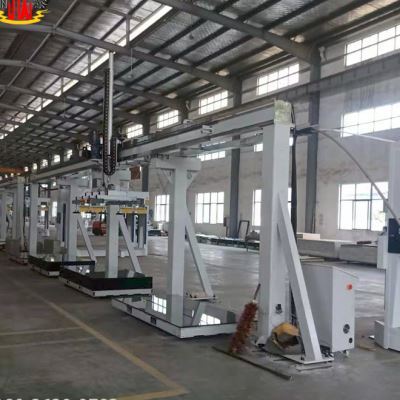 Heavy-duty gantry carton palletizing manipulator handling cantilever rack cross loading and ...