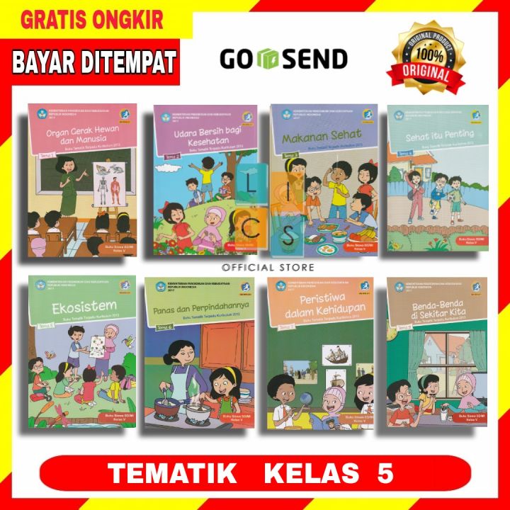 Buku Tema Tematik SD Kelas 5 Tema 123456789 Revisi 2017 Semester 1 dan ...